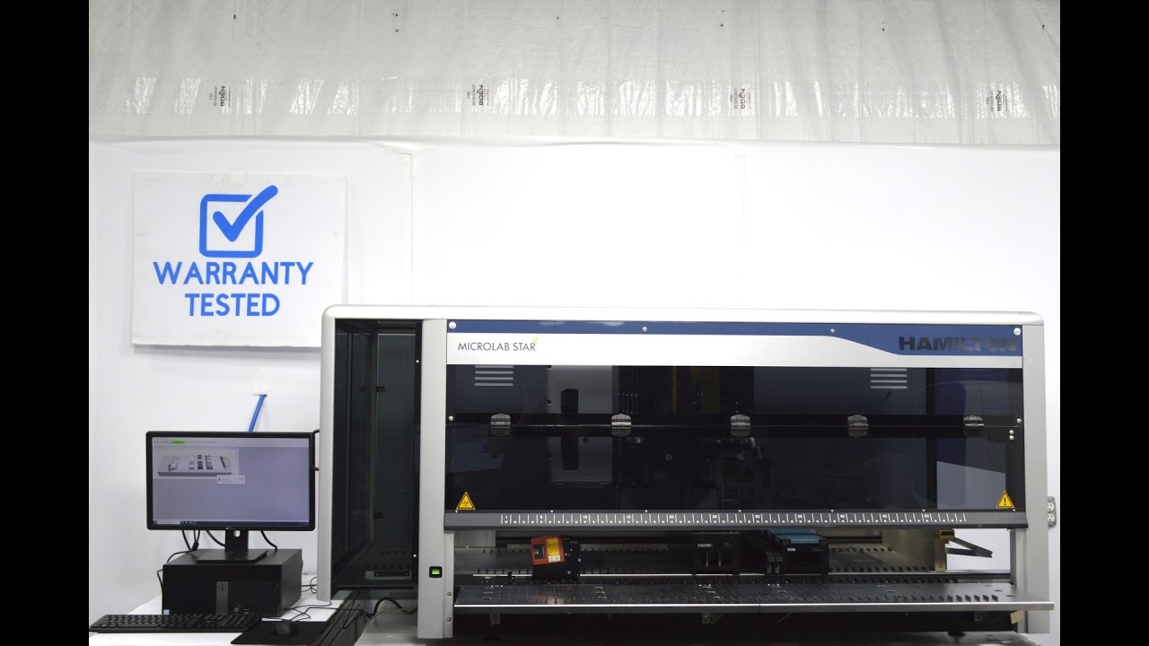 Hamilton Star Liquid Handler w/ 384 head, Span 8, and CO-RE gripper ...