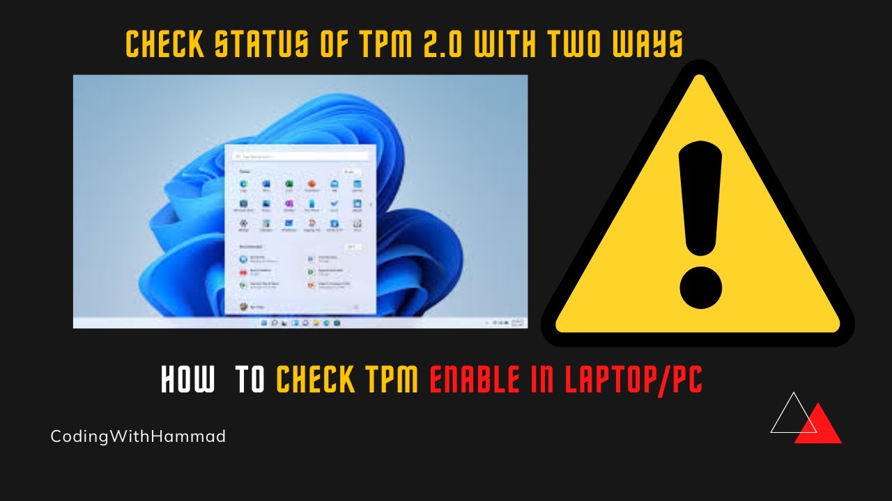 What is trusted platform module |How to Check tpm is enabled or not ...