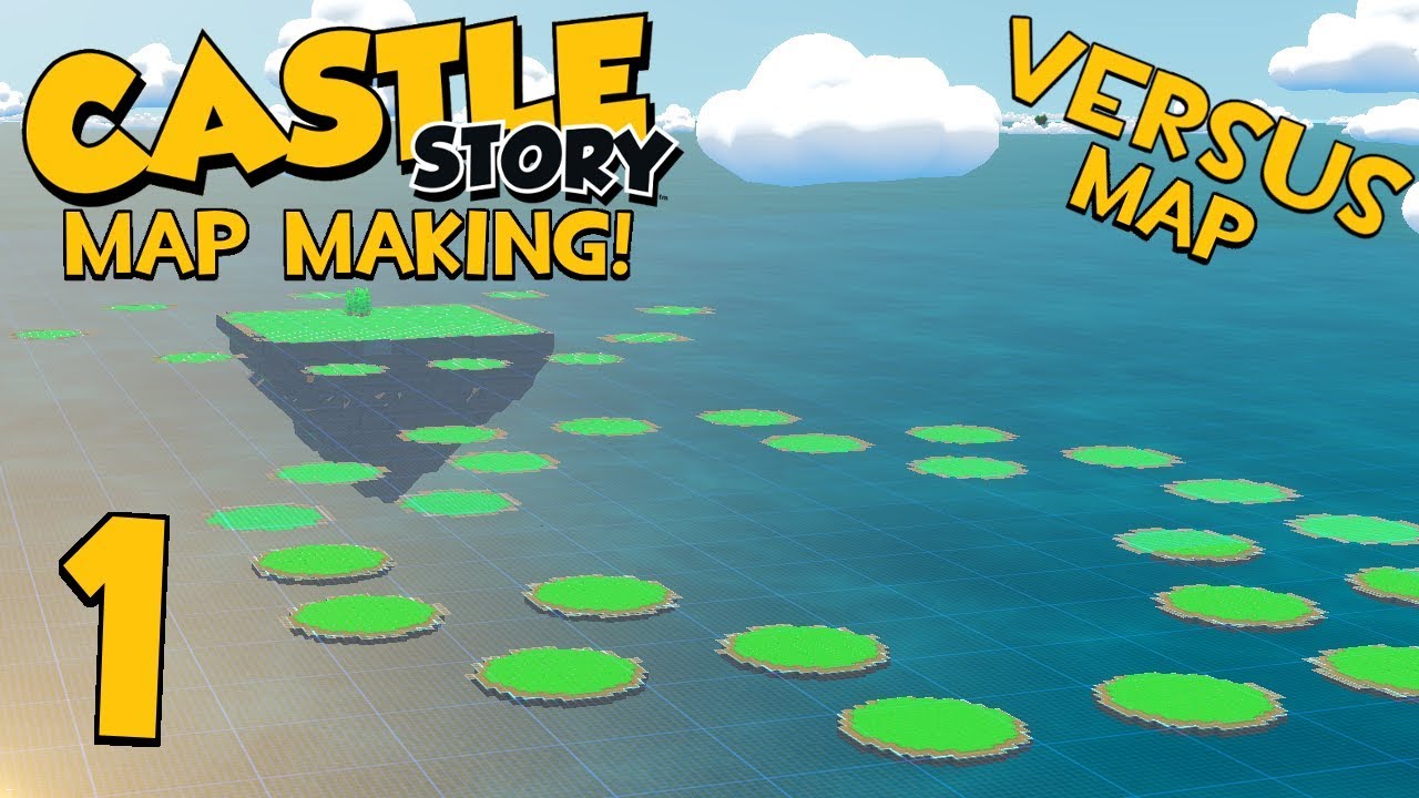 Castle Story Making A Versus Map - Part 1 - Mapping Out Land! - YouTube