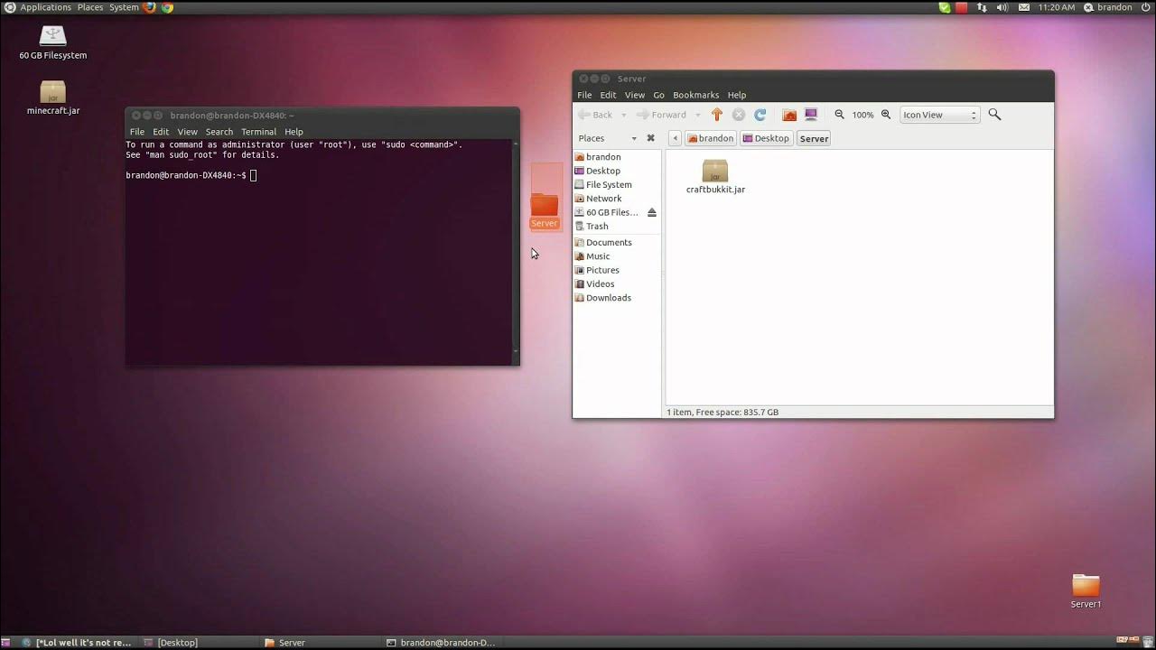 Bukkit Tutorial - How to Run/Install a Minecraft Server on Linux (Ubuntu) - YouTube