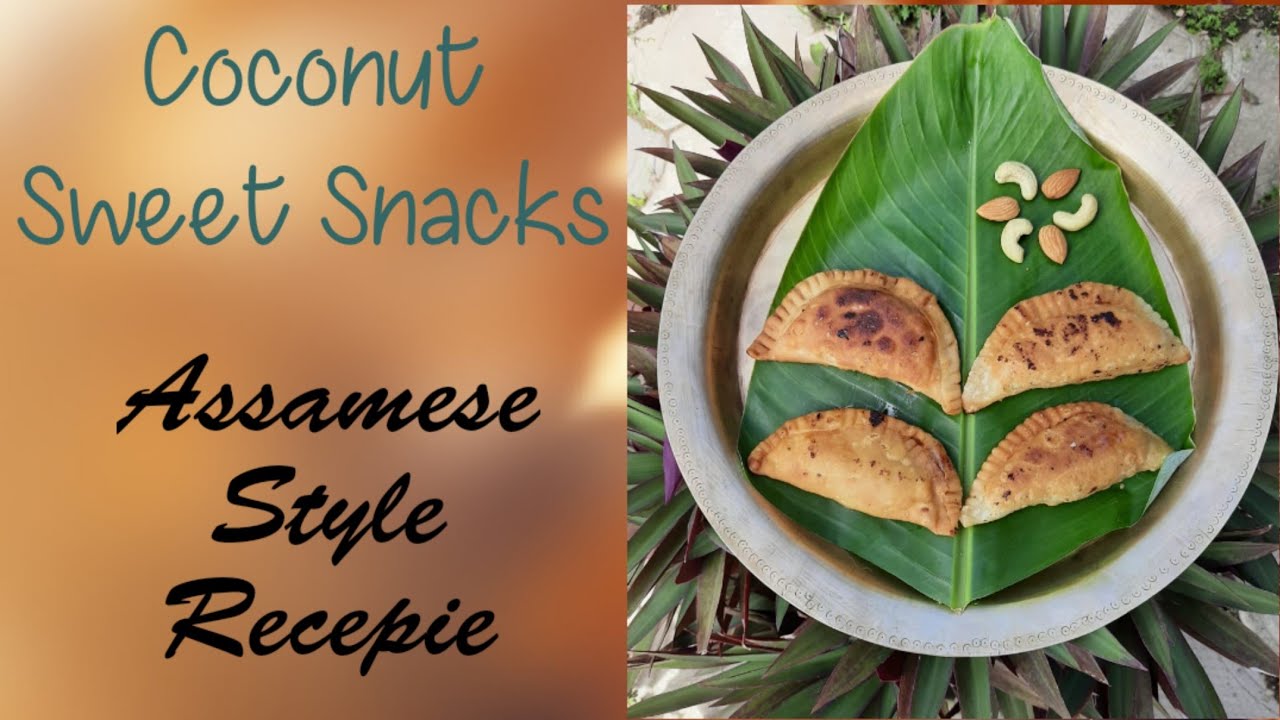 Coconut Sweet Snacks Recepie.. || Assamese Recepie - YouTube
