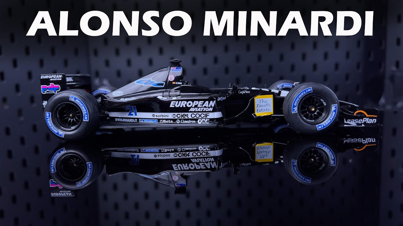 Fernando Alonso’s FIRST F1 Car 🔥 | Minardi 2001 1/24 Scale Unboxing ...
