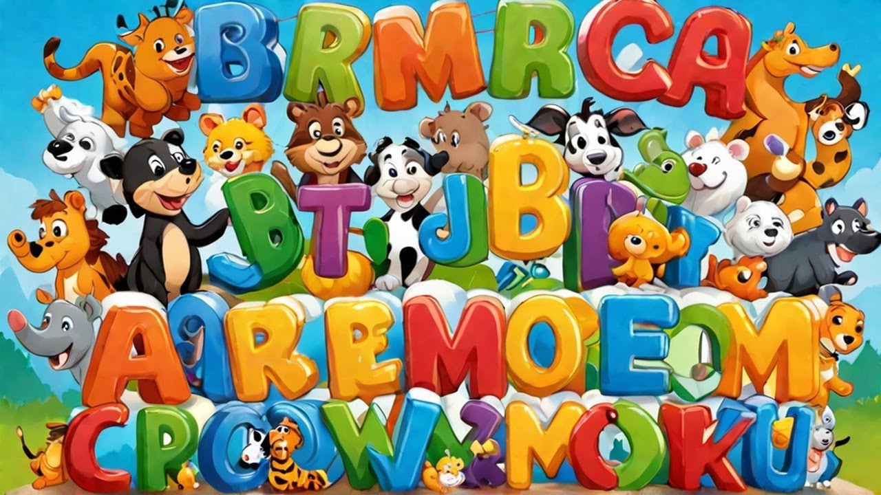 Learn the ABCs through a fun and catchy poem with animals - YouTube