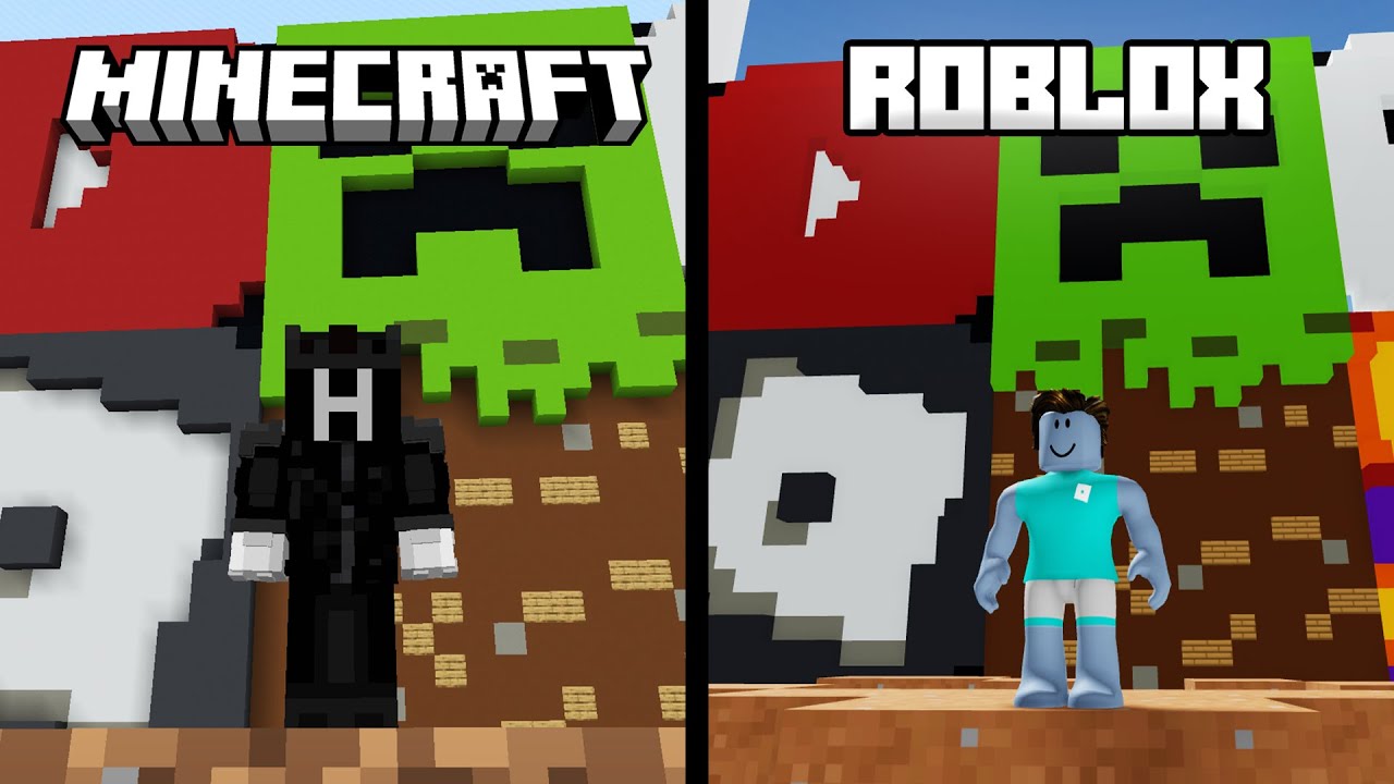 MINECRAFT Y ROBLOX EN EL MISMO SERVIDOR! - YouTube