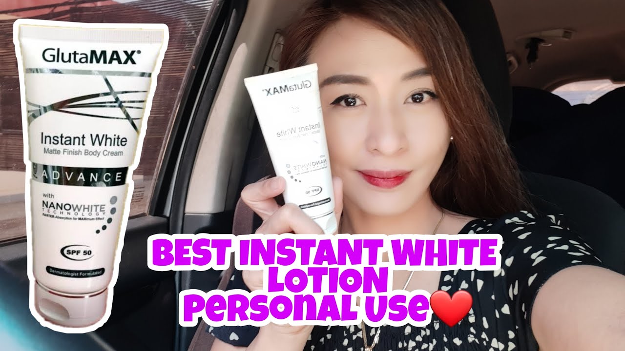 Best Instant White Lotion Glutamax|Personal Use|Whitening Lotion - YouTube