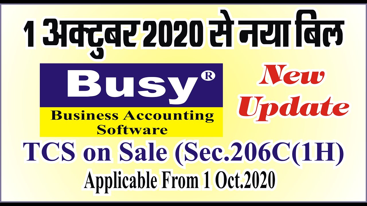 TCS On Sale Sec 206C(1H) | How TCS Tax Apply In Busy From 1 October ...