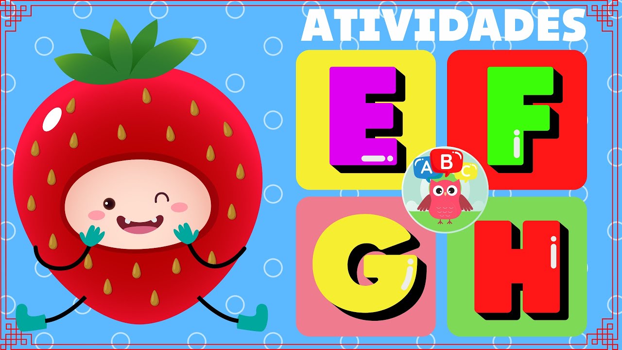 COMO APRENDER O ALFABETO INFANTIL - APRENDA O ABC - ATIVIDADES COM O ...