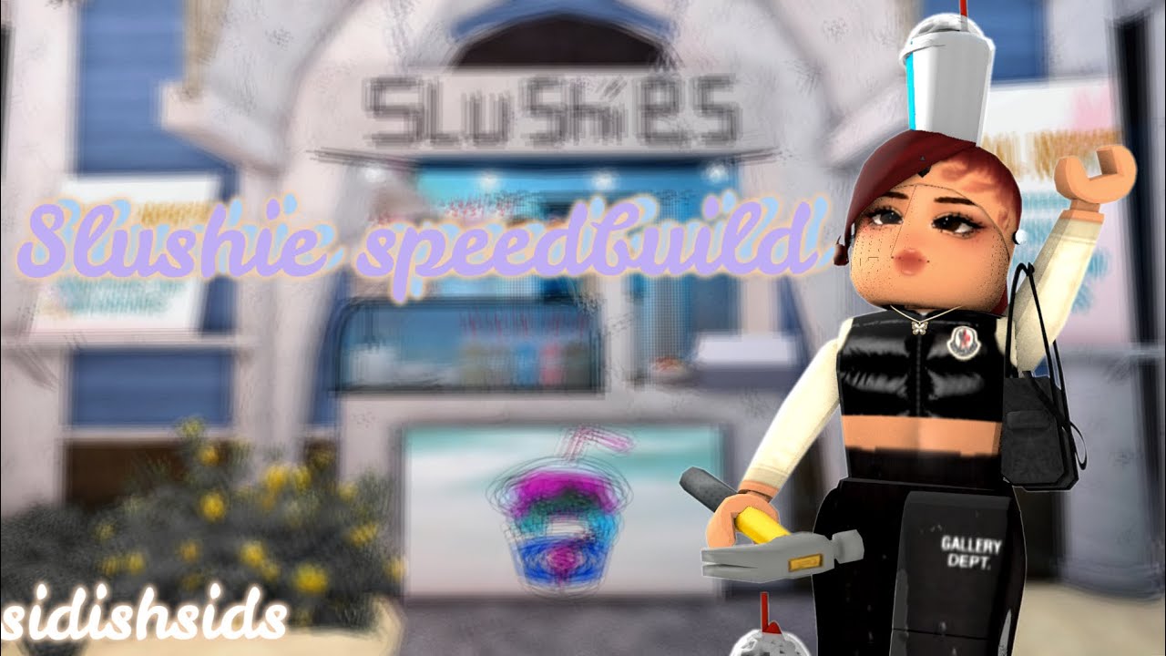 SLUSHI SHACK!!! | roblox speedbuild | bloxburg - YouTube