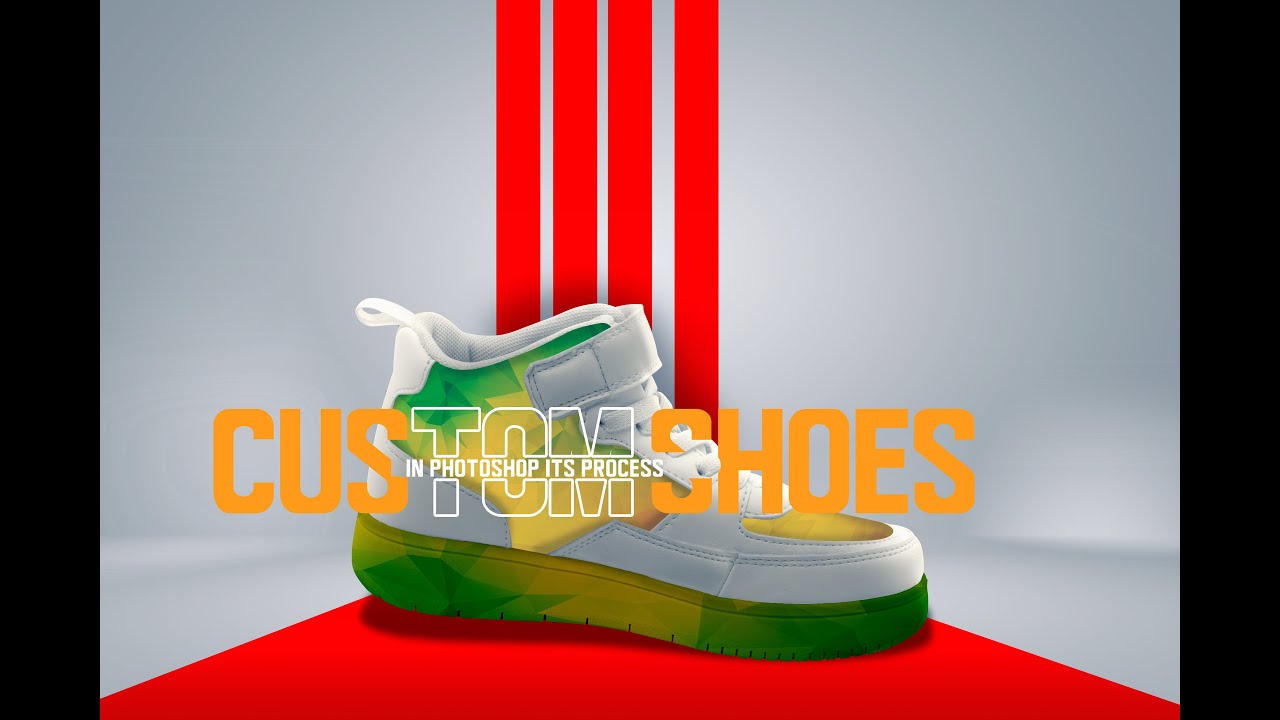 Customizing Shoe with Photoshop A Step-by-Step Process - YouTube