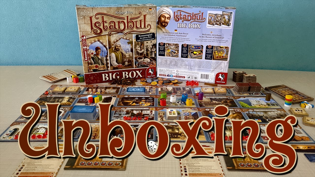 Istanbul: Big Box - Kutu Oyunu Açılımı Falan - ASMR Board Game Unboxing ...