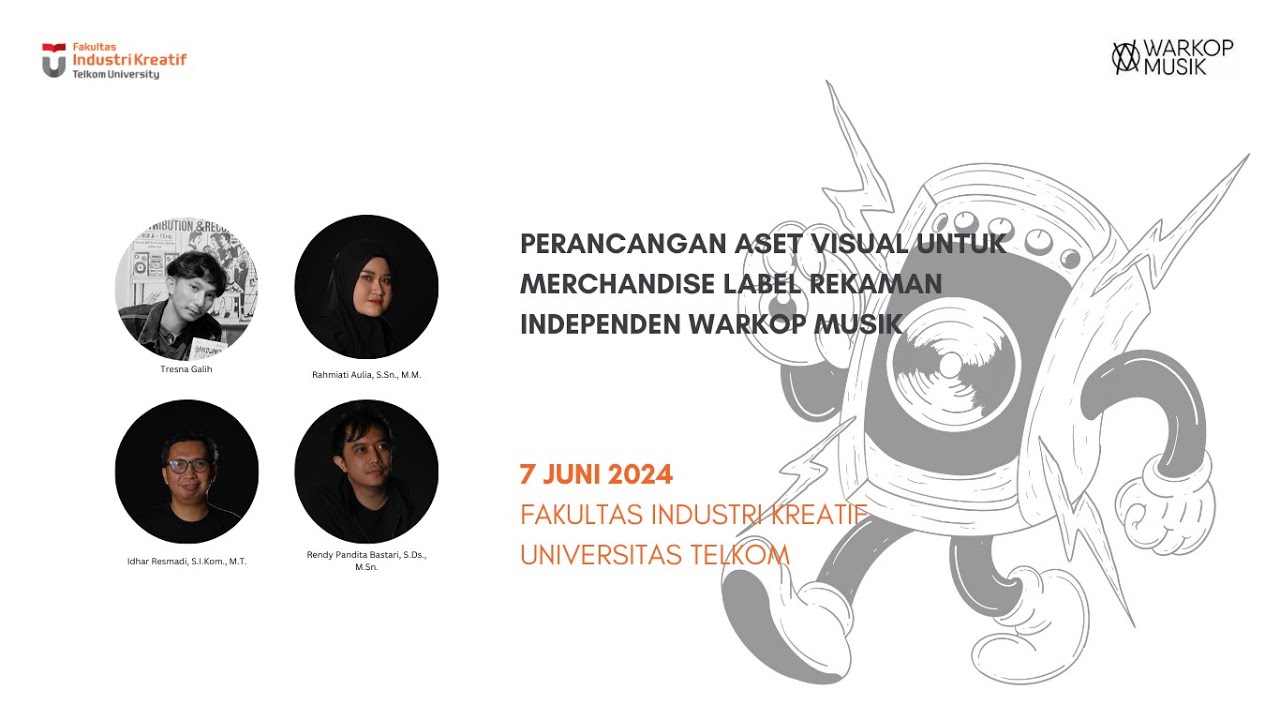 PERANCANGAN ASET VISUAL UNTUK MERCHANDISE LABEL REKAMAN INDEPENDEN ...