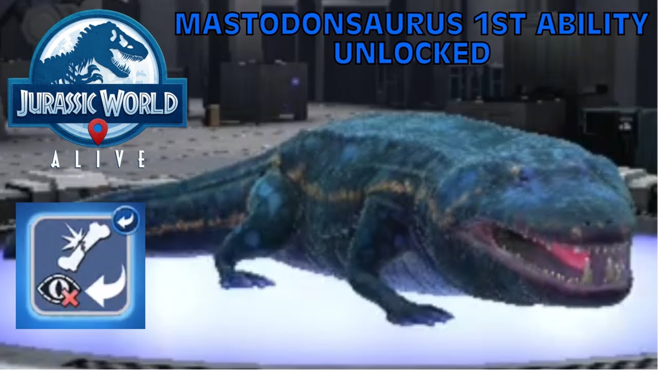 Mastodonsaurus’s 1st Ability Unlocked - Jurassic World Alive - YouTube