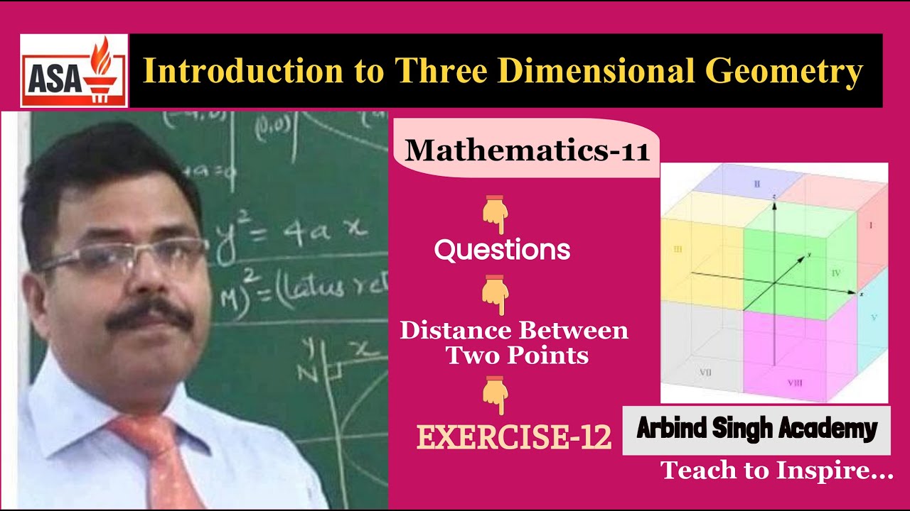 Three Dimensional Geometry for Class -11 Part-03 - YouTube