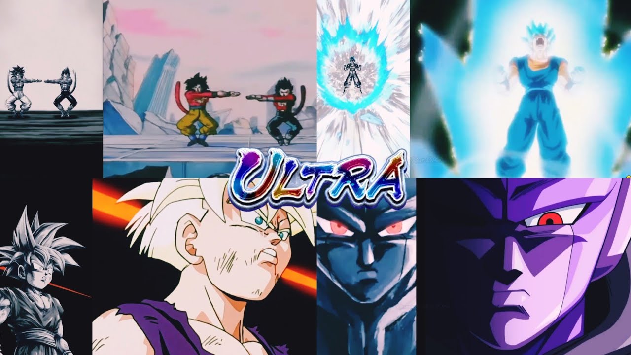 ALL ULTRA CHARACTERS INK BRUSH ANIMATIONS REFERENCES 🔥!! [Dragon Ball ...
