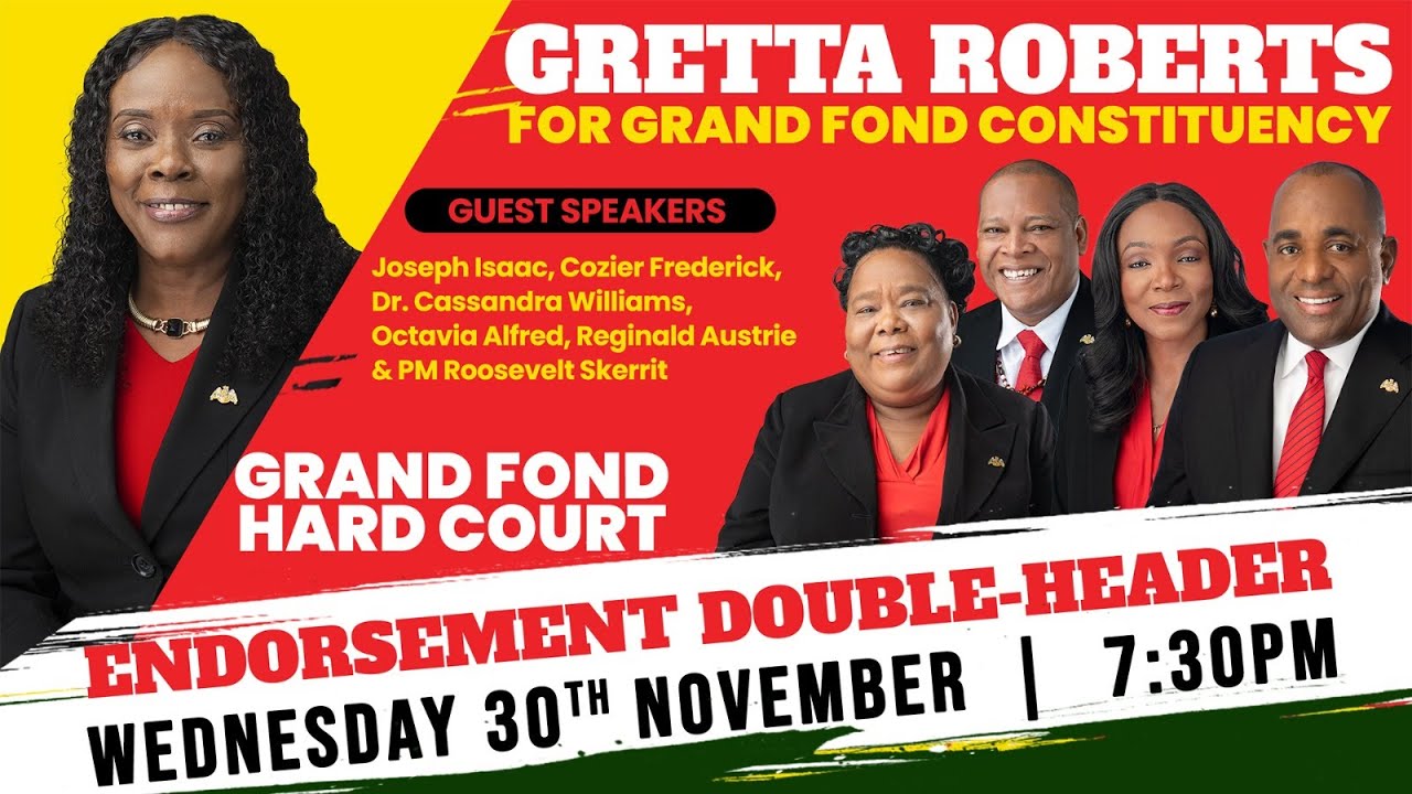 Endorsement Meeting for Gretta Roberts in Grand Fond (Nov. 30, 2022 ...
