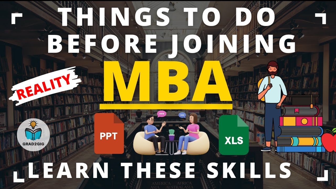Things To Do Before Joining MBA || MUST WATCH - YouTube