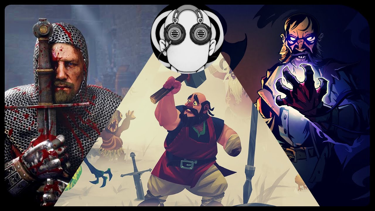 Слепой Приключенец играет в три игры - [Chivalry 2, Curse Of The Dead ...