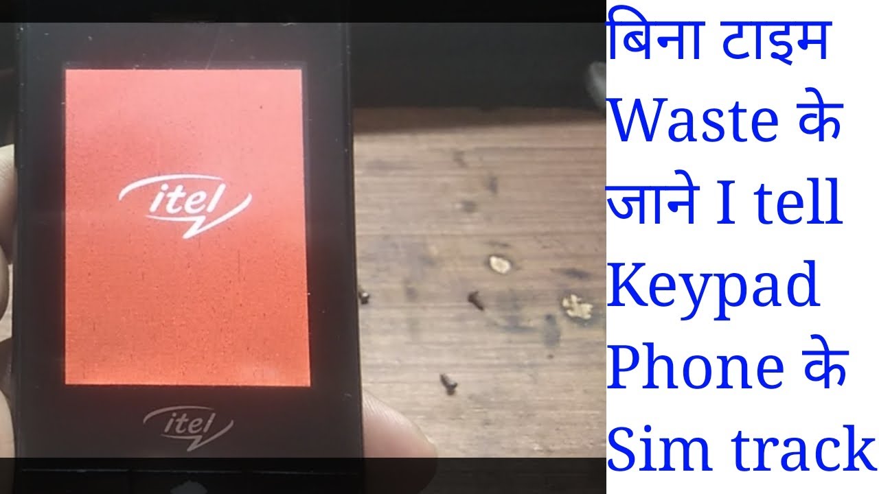 I tell keypad phone insert sim track problem solution - YouTube