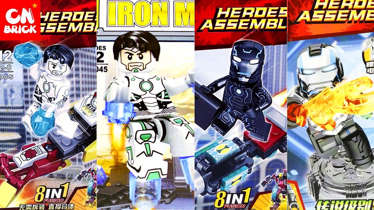 Lego Iron Man Neon Tech and Superior Minifigures Collection ep3 - YouTube
