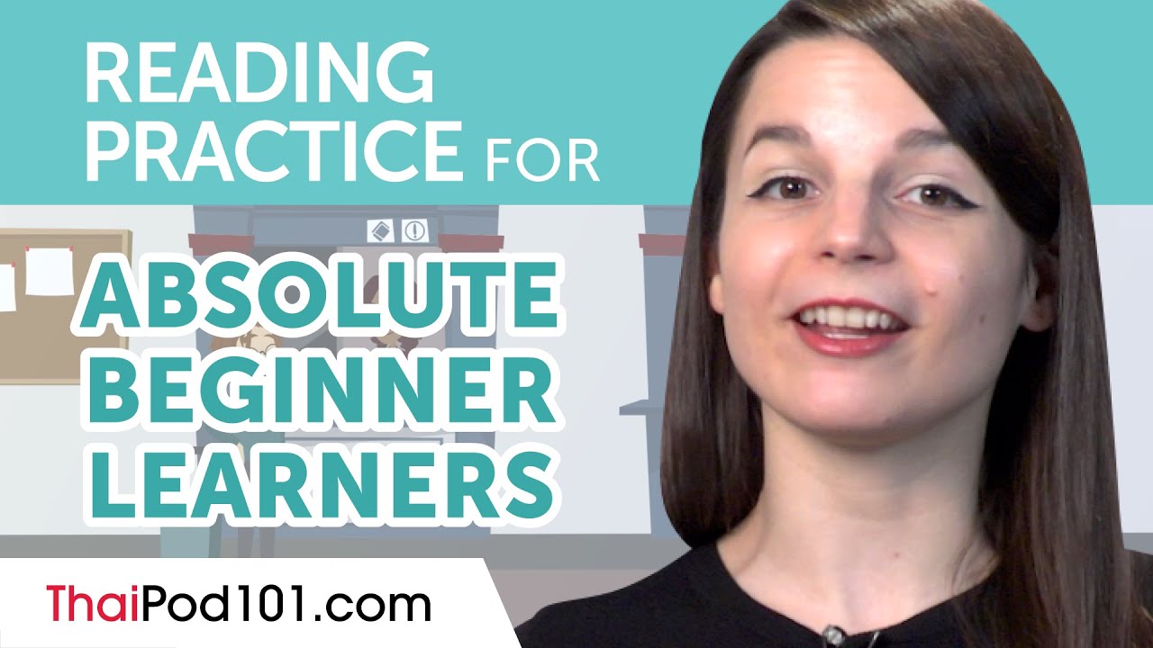 Thai Reading Practice for Absolute Beginners - YouTube