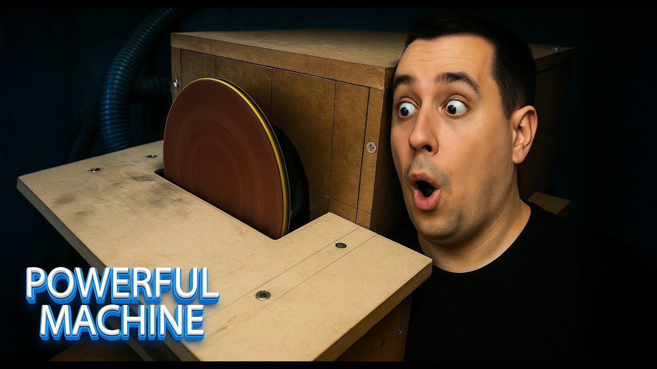 DIY Circle Sander / Power Sander / Washing Machine Motor Sander - YouTube