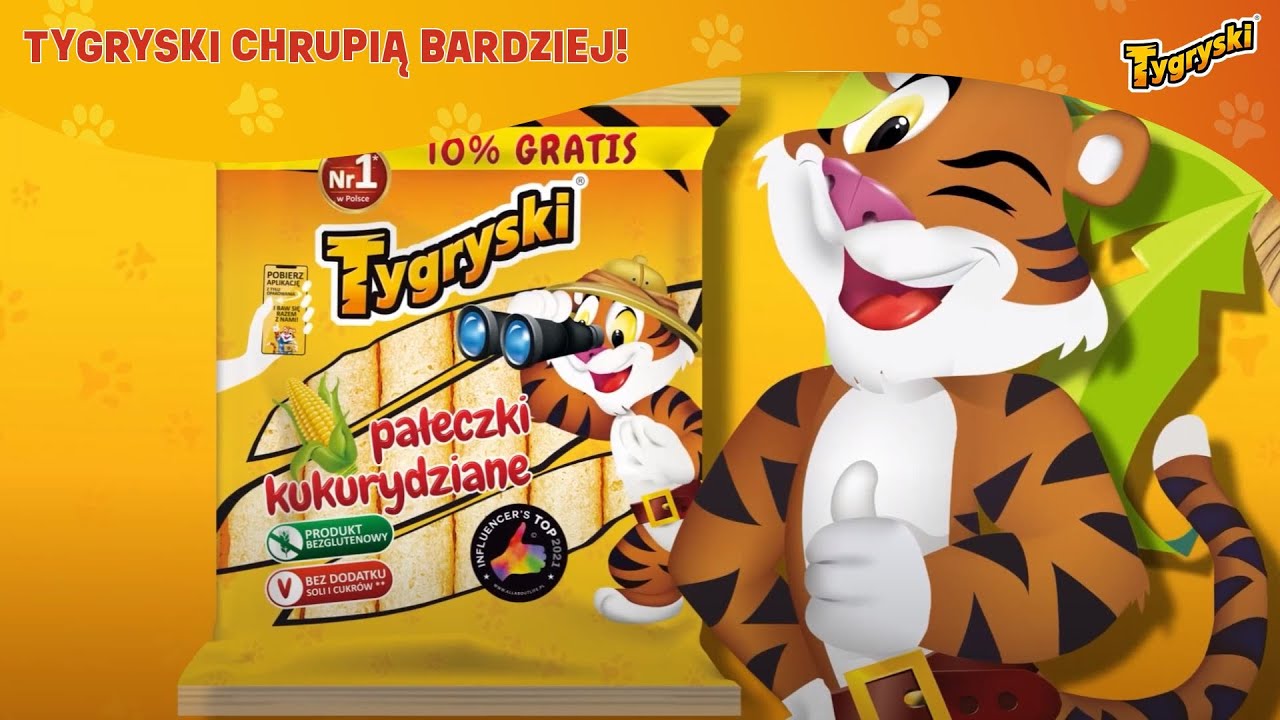 Tygryski chrupią bardziej i jest ich więcej! - YouTube