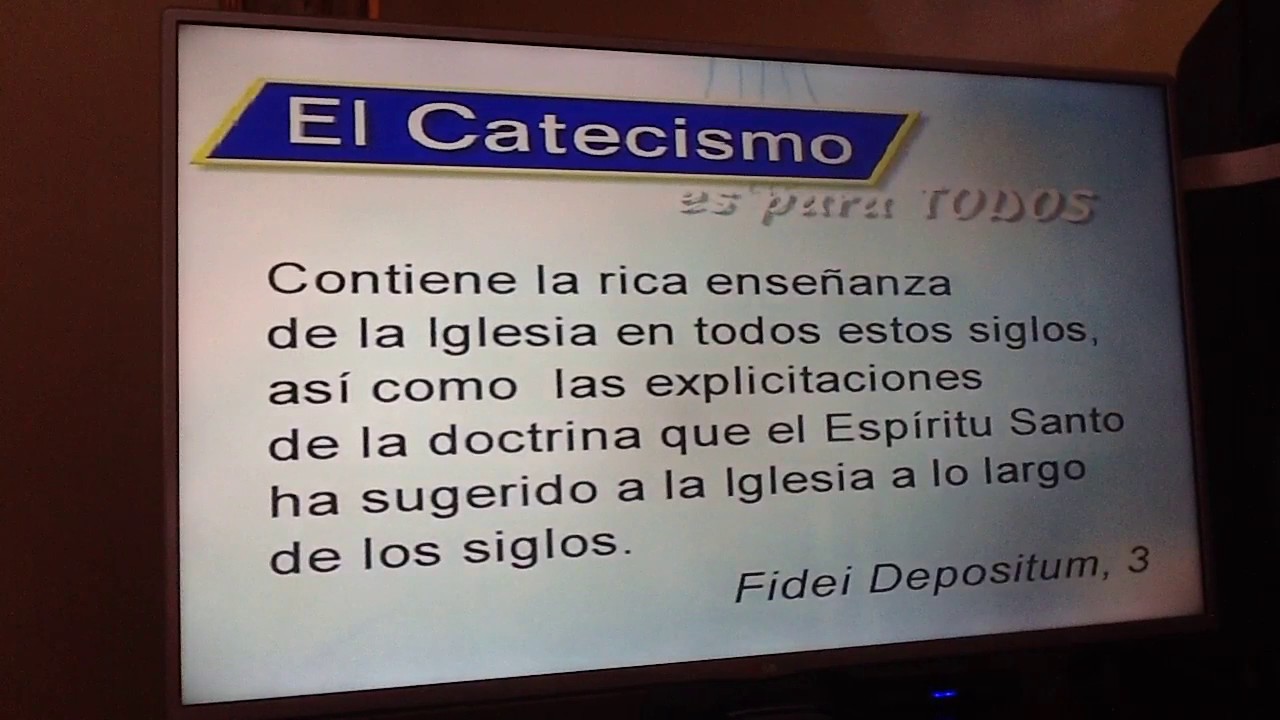 Ewtn el catecismo es para todos Fidei Depositum #3 - YouTube