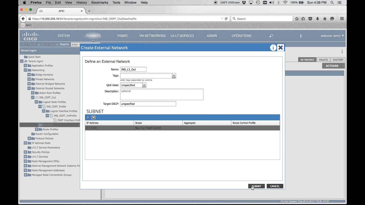ACI INB Pt.3 - L3 Out - YouTube