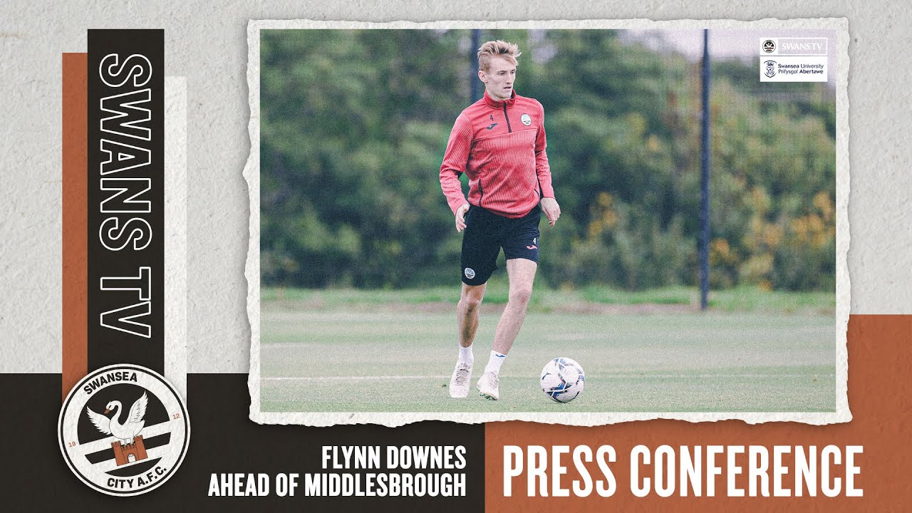 Flynn Downes ahead of Middlesbrough | Press Conference - YouTube