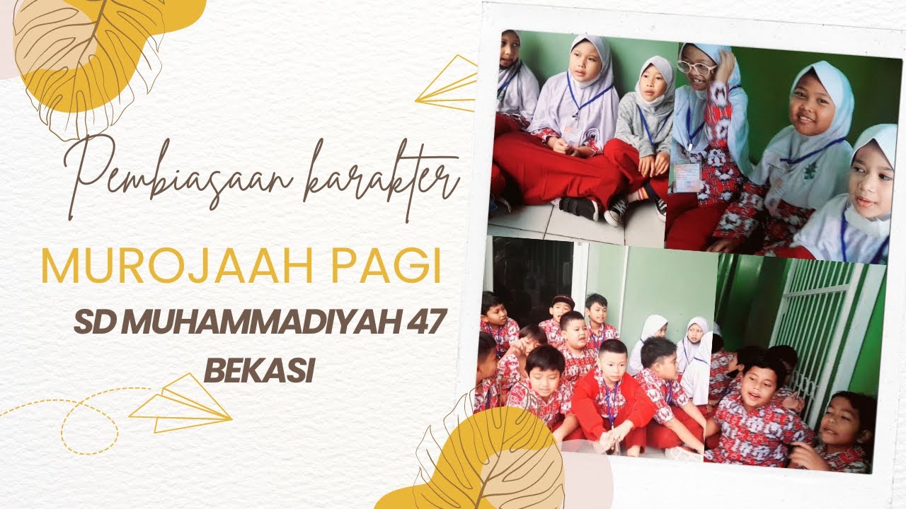 KEGIATAN PAGI SEBELUM MASUK KELAS MUROJAAH PAGI TAHFIDZ SD MUHAMMADIYAH ...