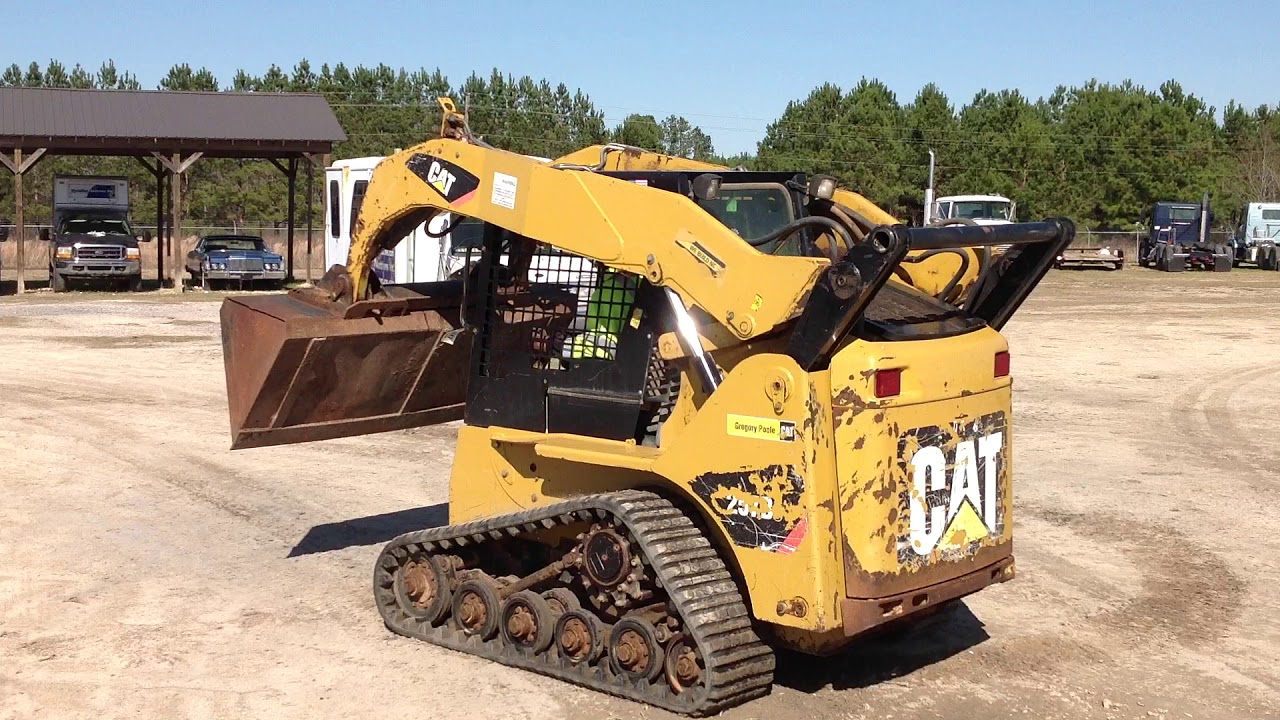 2012 CAT 257B-3 - YouTube