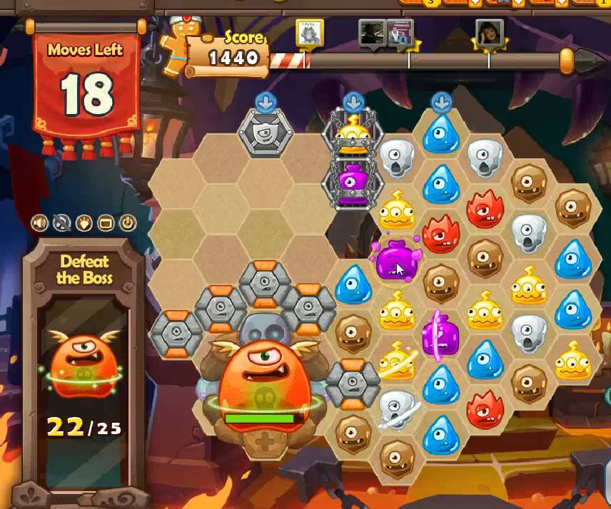 Monster Busters Hexa blast Stage 545 - YouTube