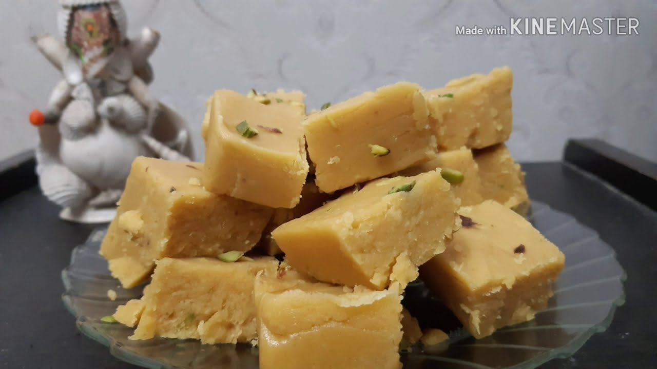 Diwali sweets | How to make masurpak मुहँ मे आसानी से घुल जाने वाला ...