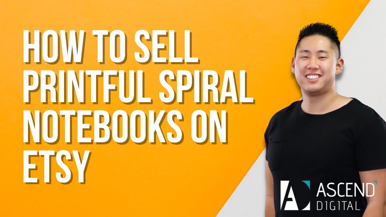 How To Sell Printful Spiral Notebooks on Etsy - YouTube