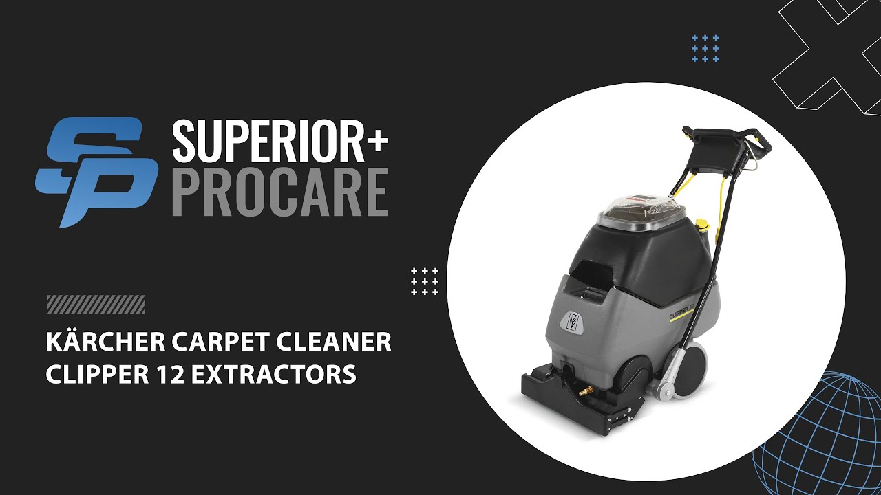 KARCHER 115V CLIPPER 12 COMMERCIAL CARPET EXTRACTOR - PRODUCT OVERVIEW ...