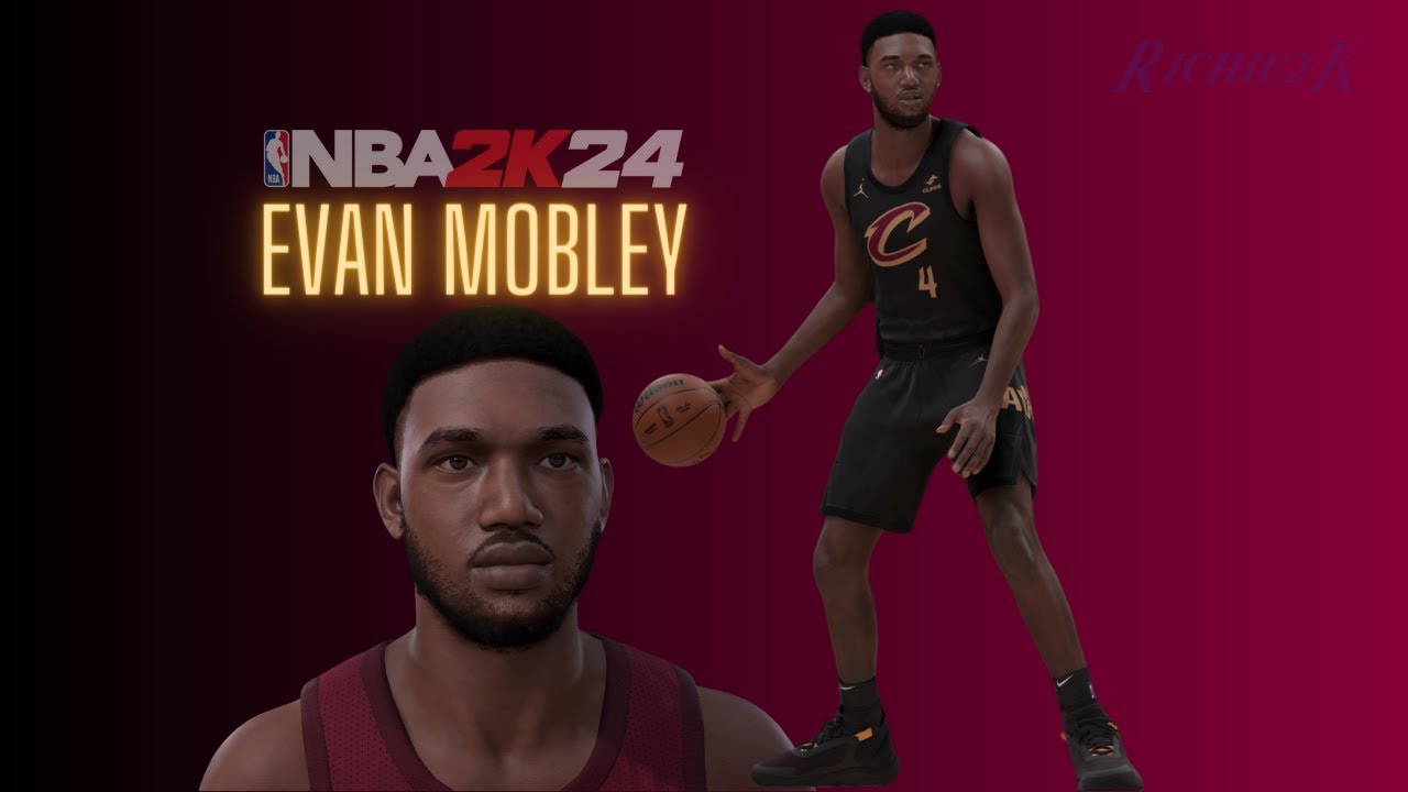 Evan Mobley Face Creation NBA 2K24 - YouTube