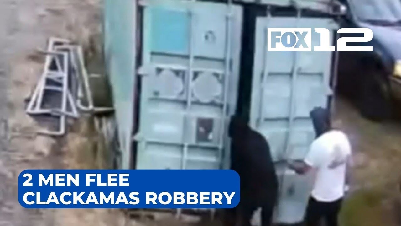 2 men flee Clackamas County robbery - YouTube
