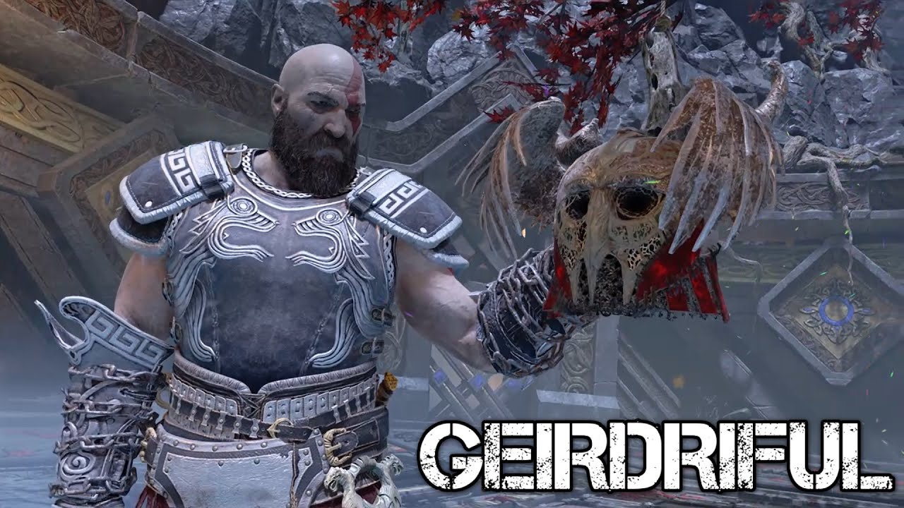 God of War - VALKYRIE BOSS FIGHT - KRATOS VS GEIRDRIFUL - GMGOW - NG+ ...