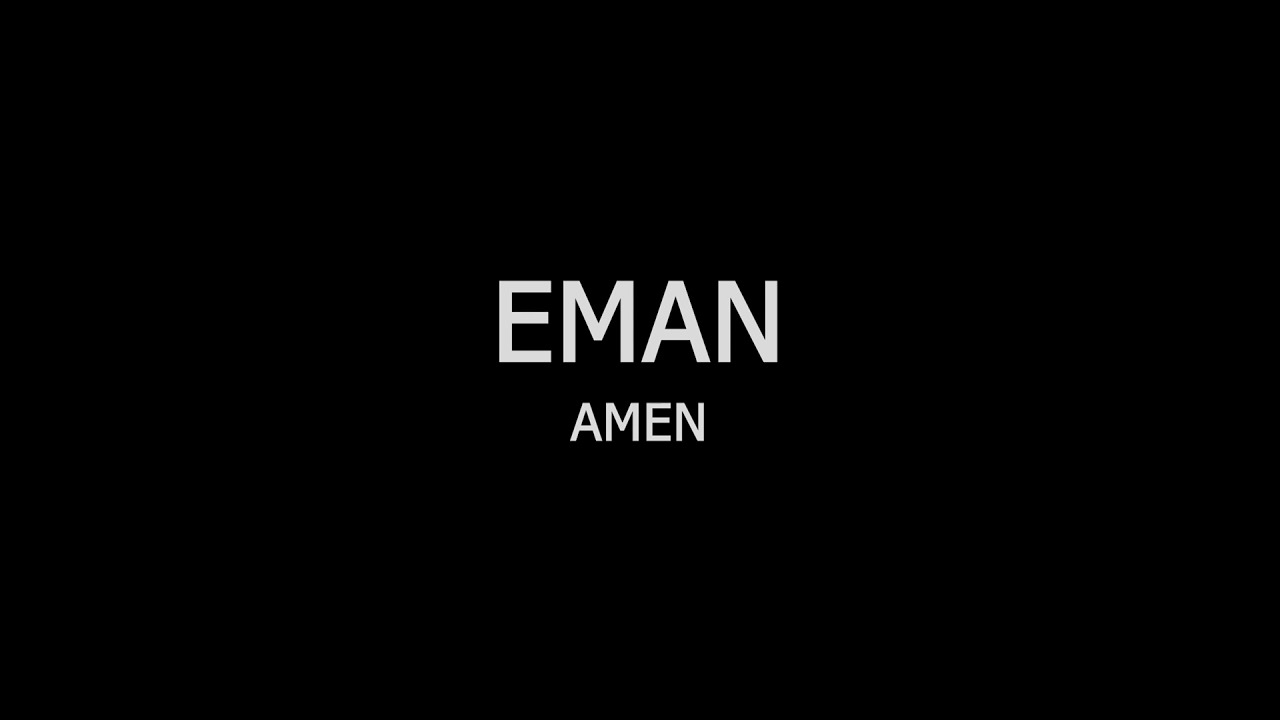 Eman - Amen (Live acustico con testo) - YouTube