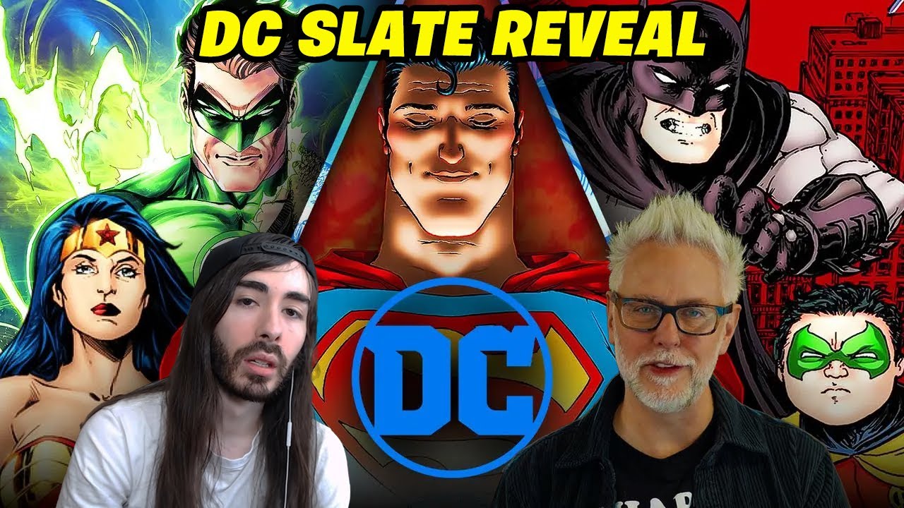 DC SLATE REVEAL | MoistCr1TiKaL REACTS - YouTube