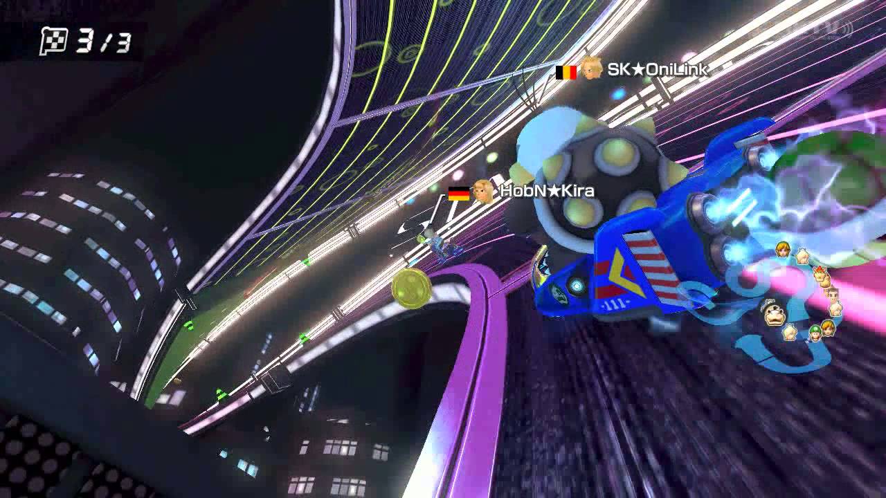 Wii U - Mario Kart 8 - Electrodome - YouTube
