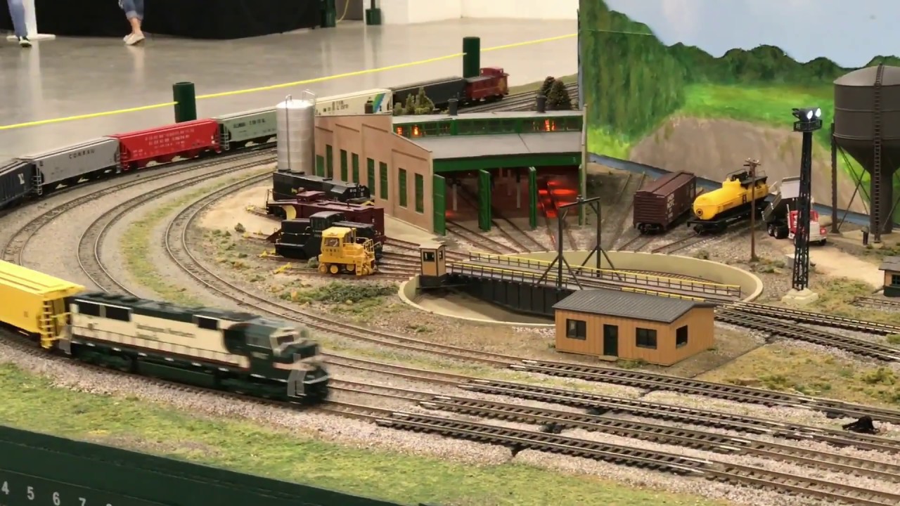 Model Railroad @ Ohio State Fair 2018 - YouTube