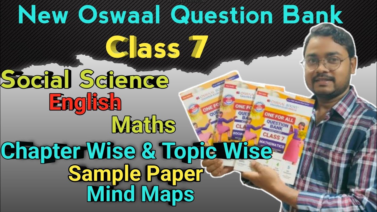 Oswaal Question Bank Social Science English Math Class 7 Review l Best ...
