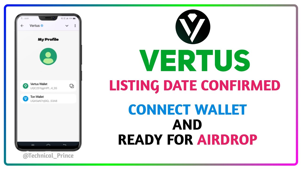 HOW to connect vertus to ton wallet ? VERTUS wallet connect @Technical ...