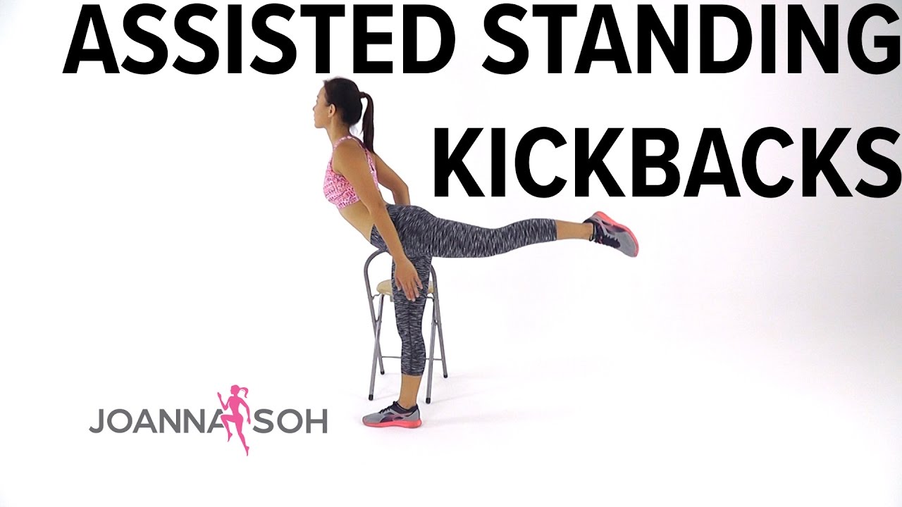 How to do Assisted Standing Kickbacks | Joanna Soh - YouTube