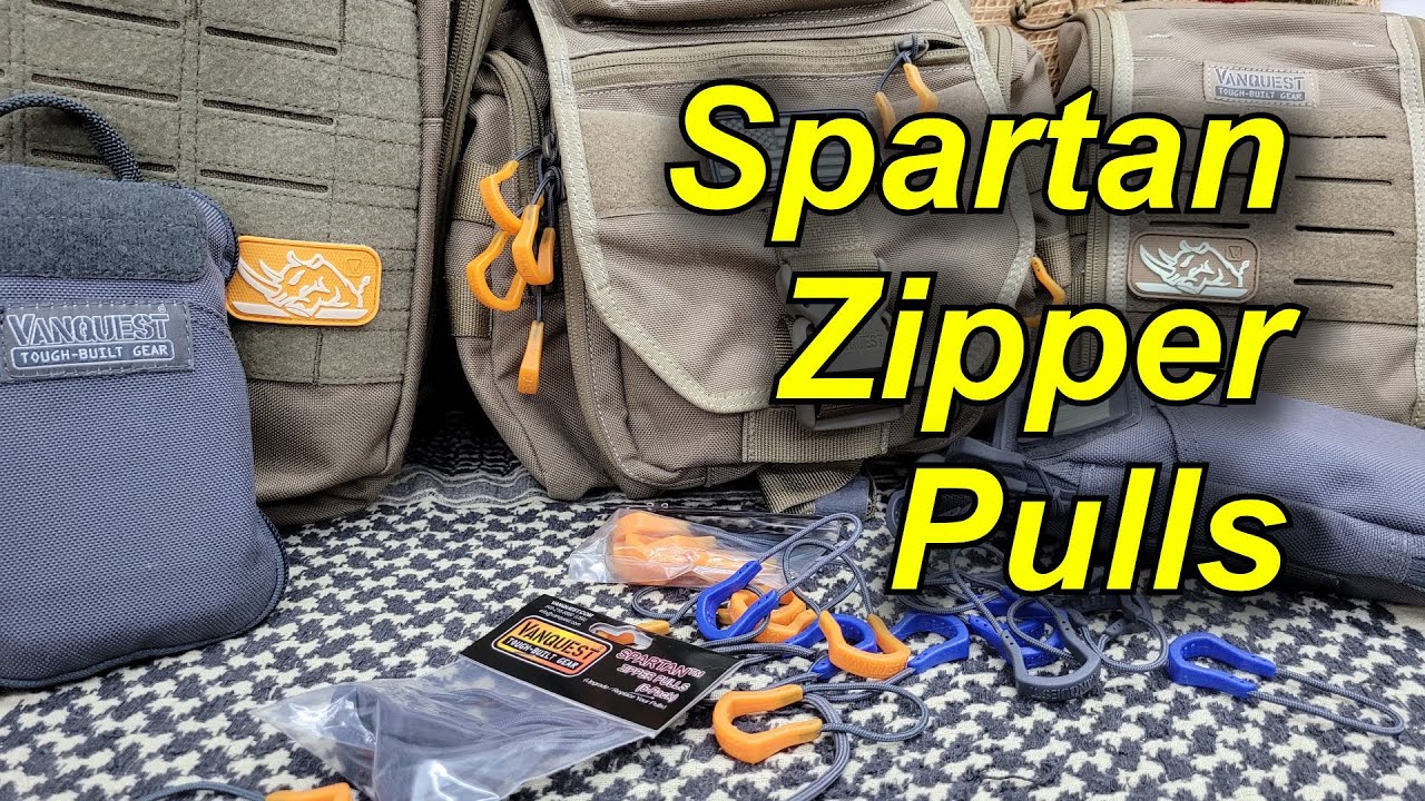 Upgrade Your Zippers | Vanquest SPARTAN Zipper Pulls - YouTube