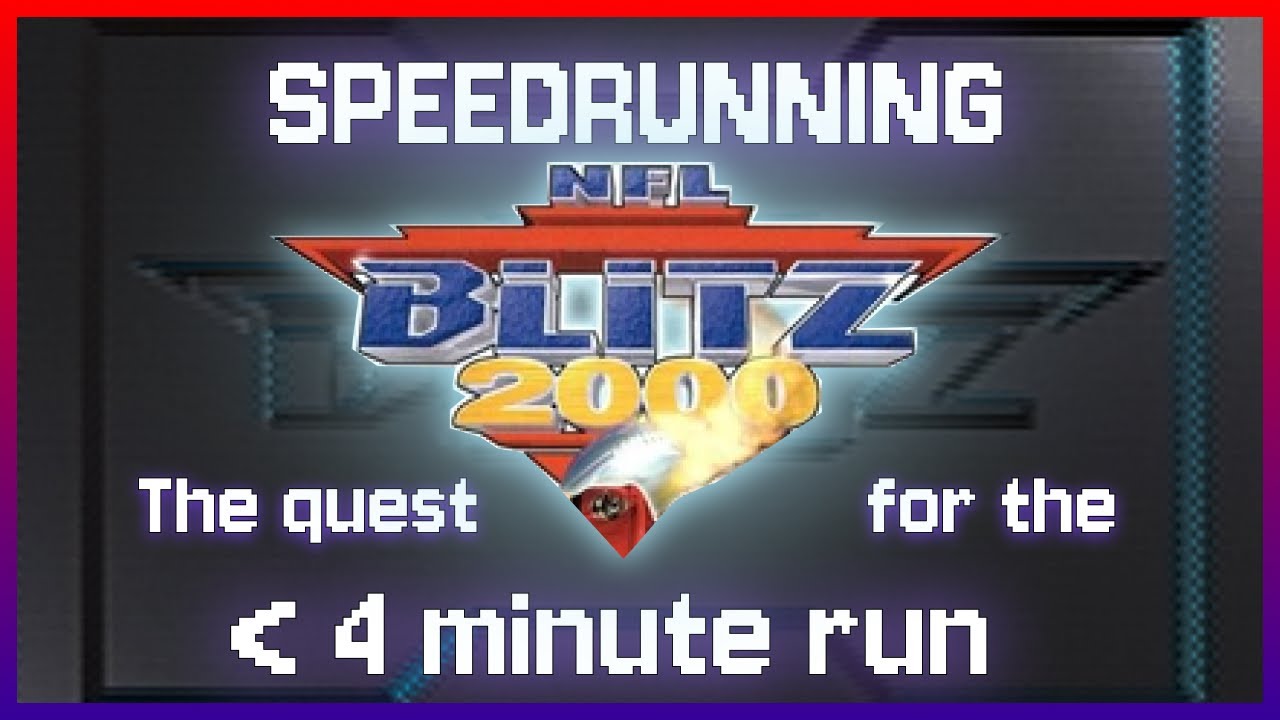 OLD (see description) | 3m 59s NFL Blitz 2000 World Record Speedrun ...