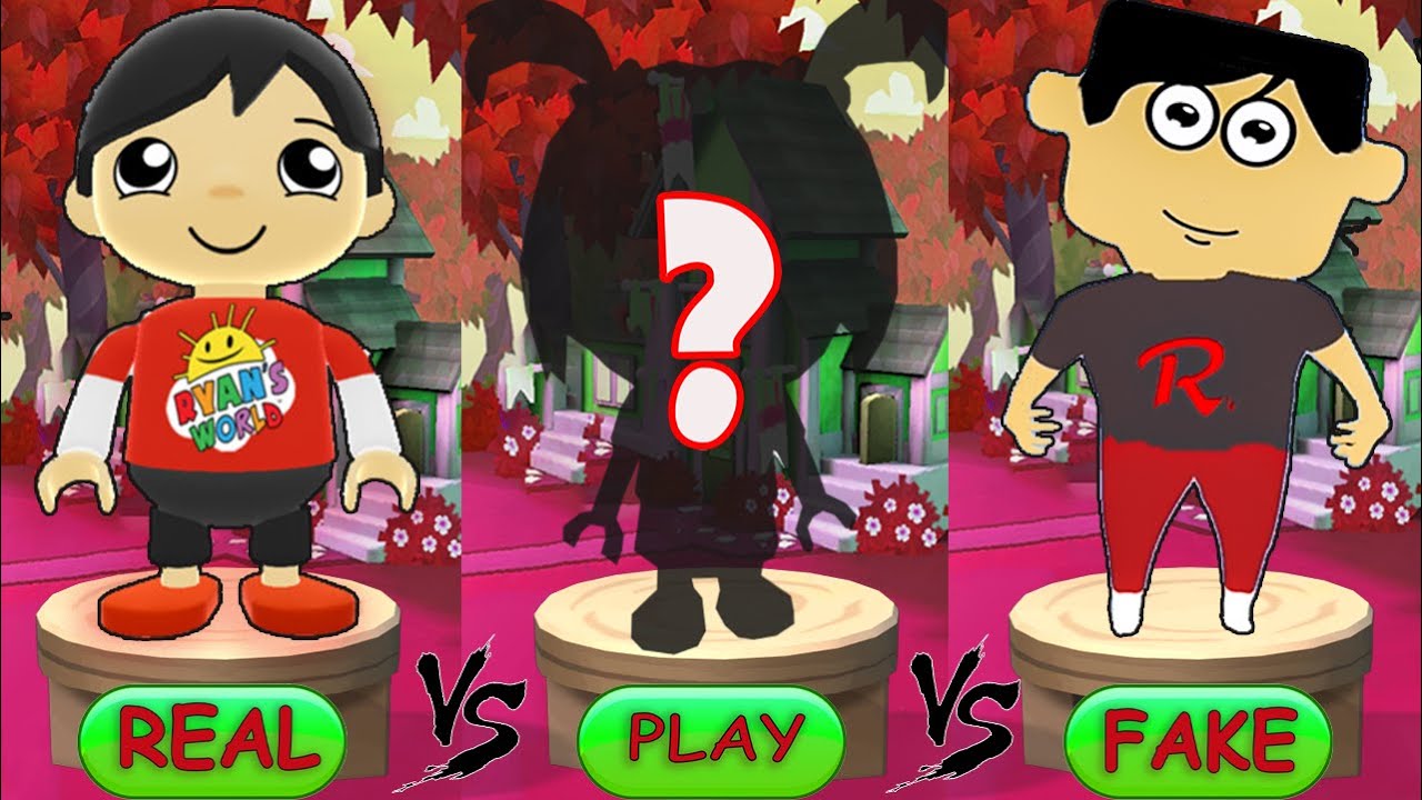 Real Tag with Ryan vs FAKE Ryan vs Surprise Character Gameplay - YouTube