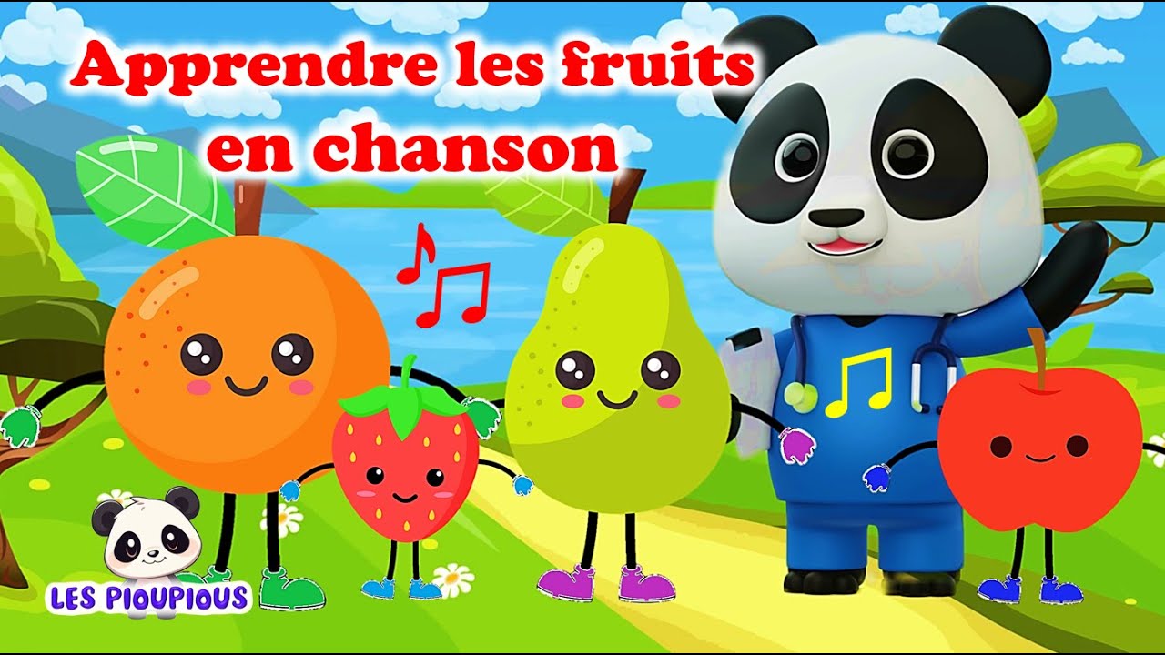 Apprendre les fruits en chanson 🍓 | Compilation de comptines éducatives ...