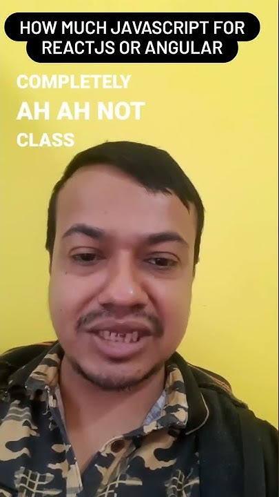 How much JavaScript for ReactJS or Angular - YouTube